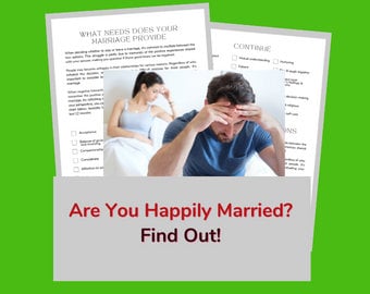 Marriage Worksheet | Relationship Needs Assessment (fillable PDF) - Etsy
