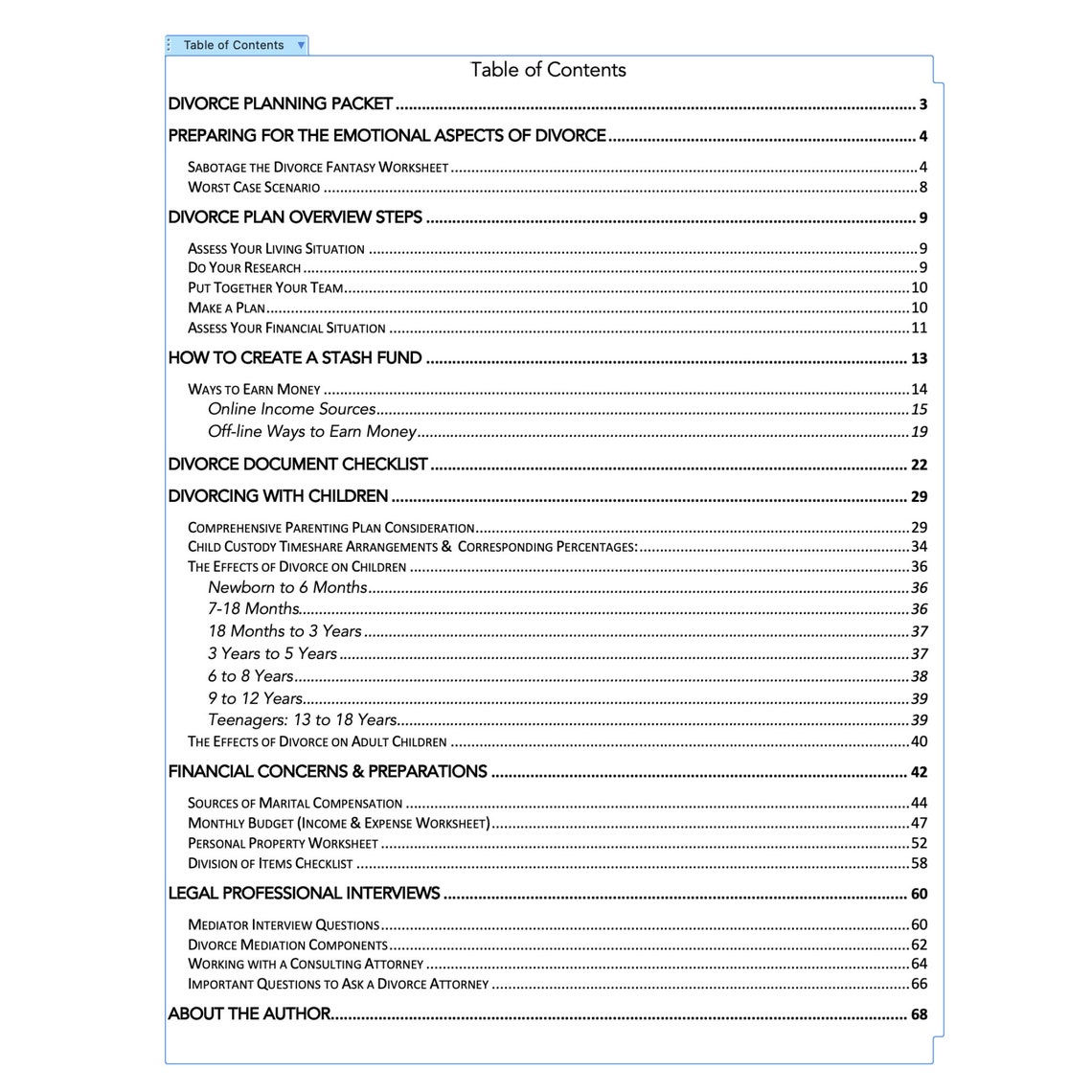Divorce Planning | Divorce Planning | Divorce Journal | Divorce Planner ...