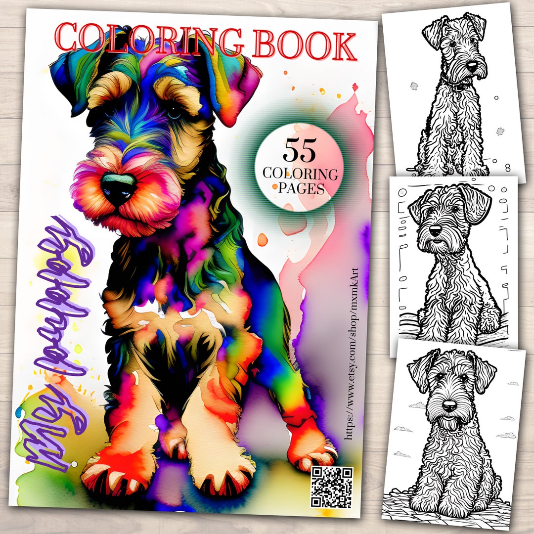 Cute 55 Puppies Coloring Pages Printable Coloring Book Funny Dogs ...