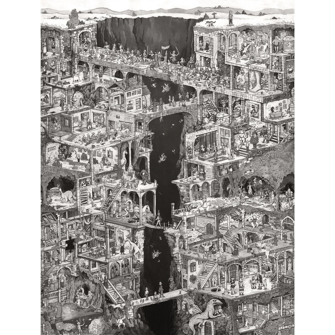 The Chasm 1000 Piece Jigsaw Puzzle - Etsy