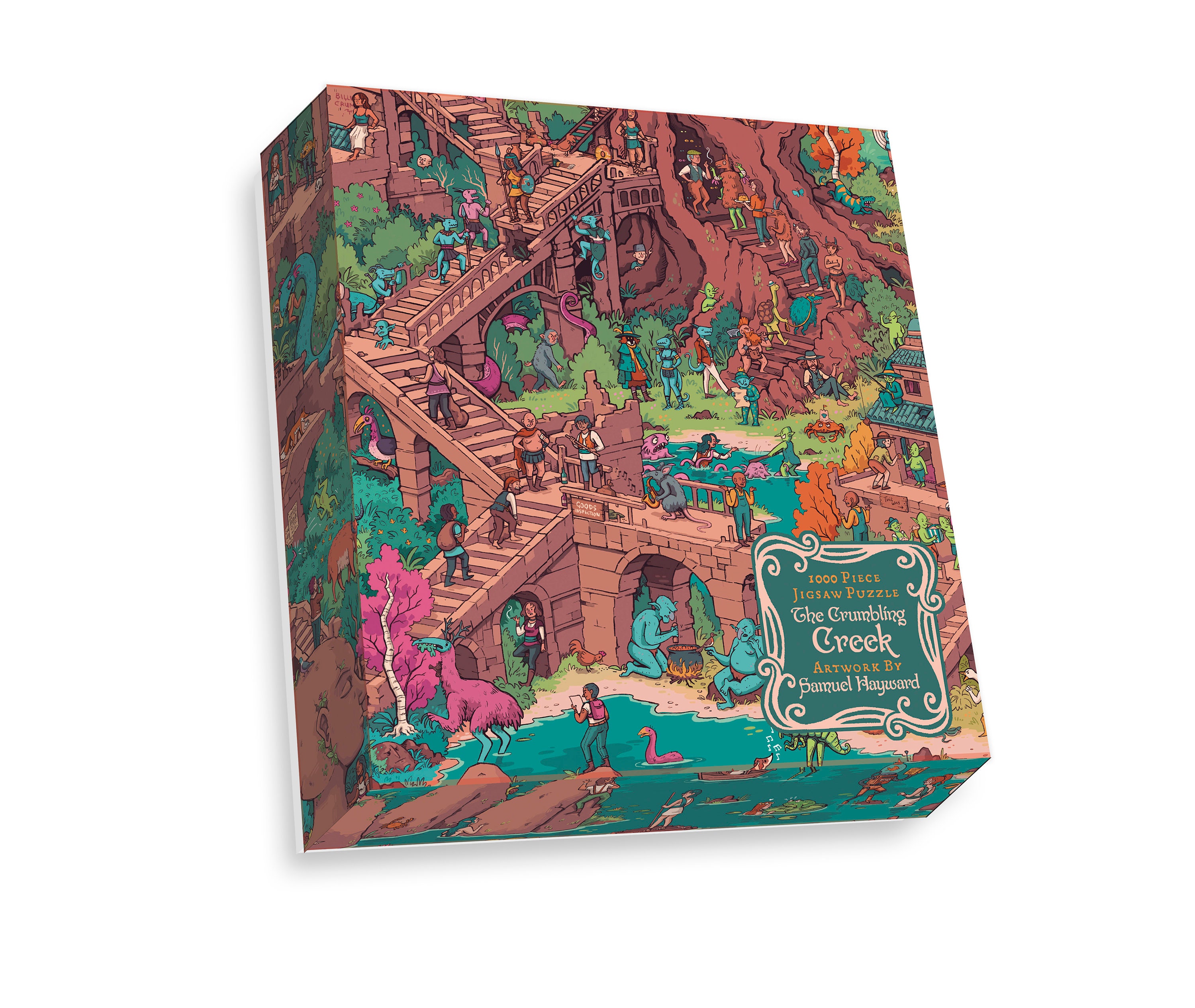 The Crumbling Creek - 1000 Piece Jigsaw Puzzle - Etsy