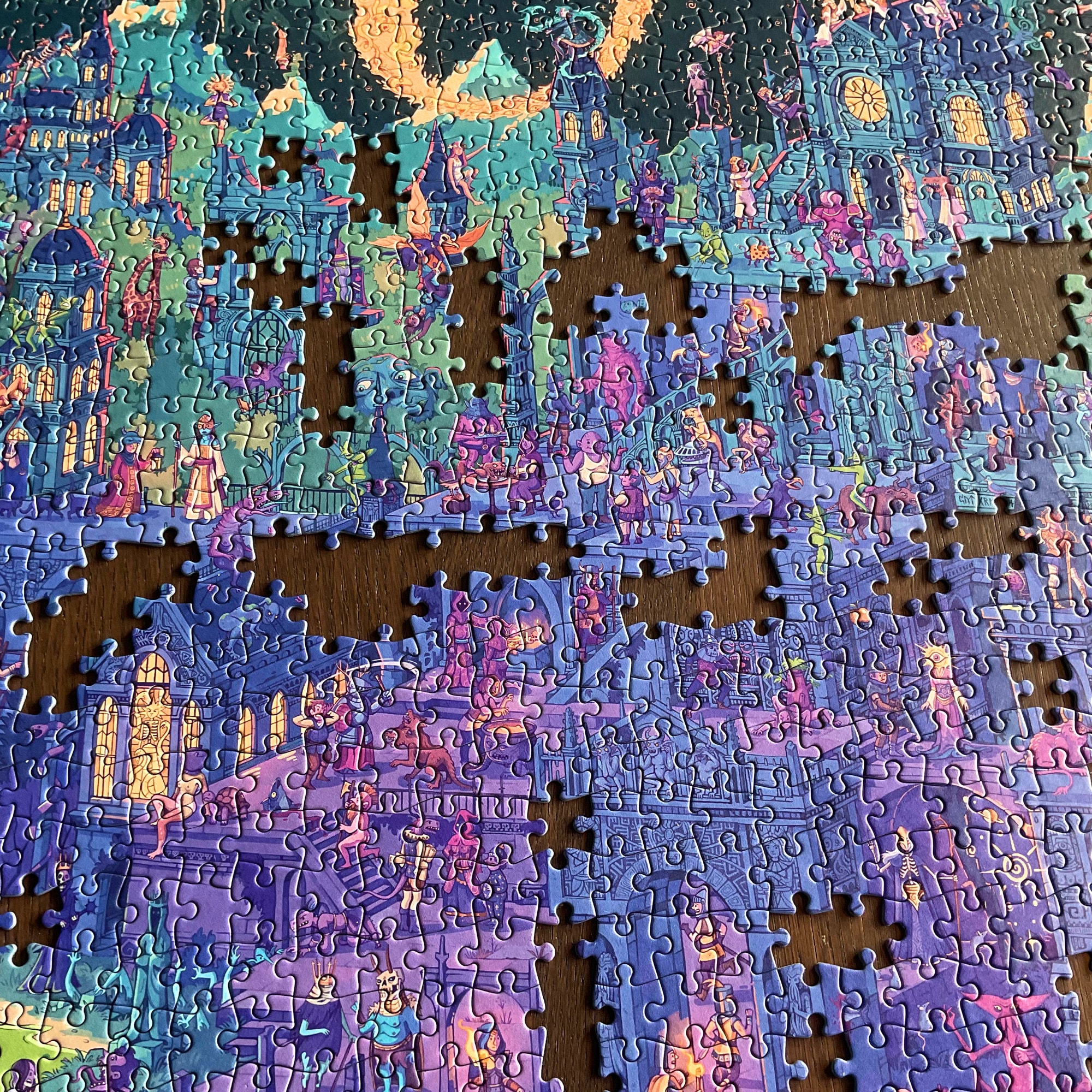 The Sinister Citadel - 1000 Piece Jigsaw Puzzle - Etsy