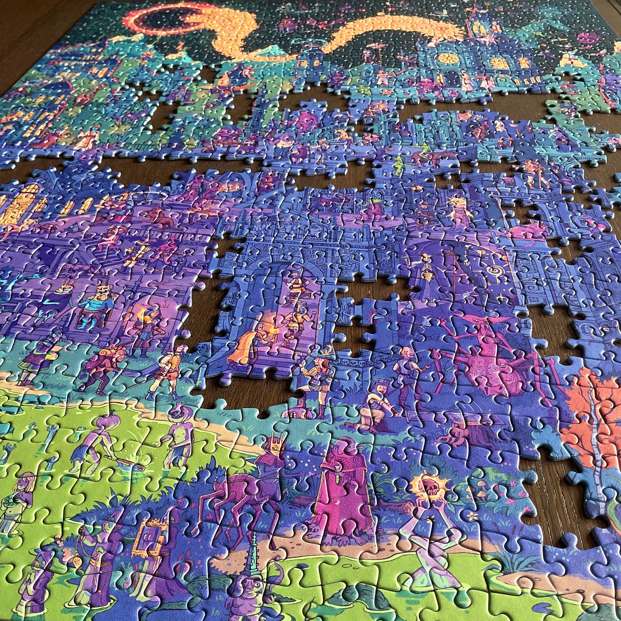 The Sinister Citadel - 1000 Piece Jigsaw Puzzle - Etsy