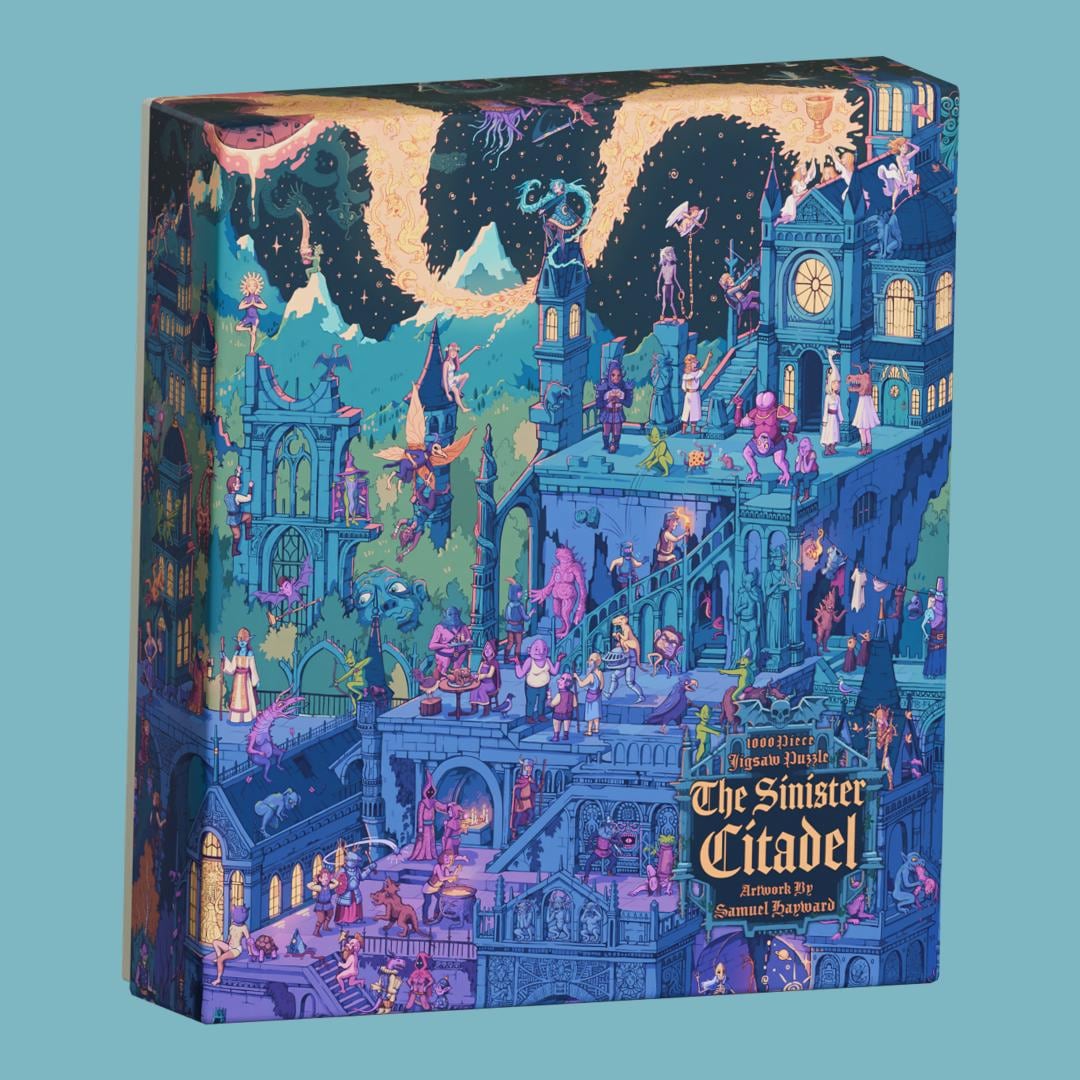 The Sinister Citadel - 1000 Piece Jigsaw Puzzle - Etsy