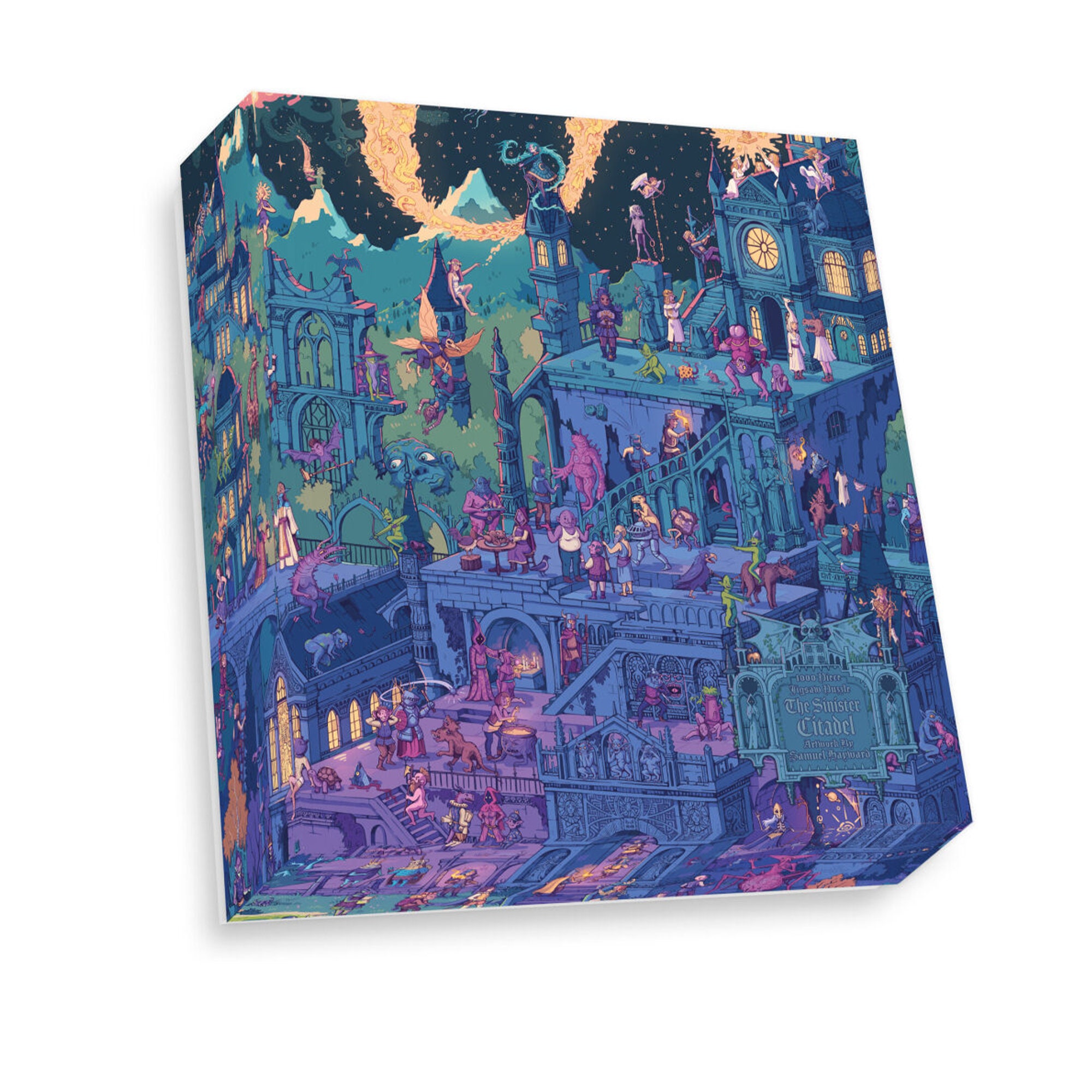 The Sinister Citadel - 1000 Piece Jigsaw Puzzle - Etsy
