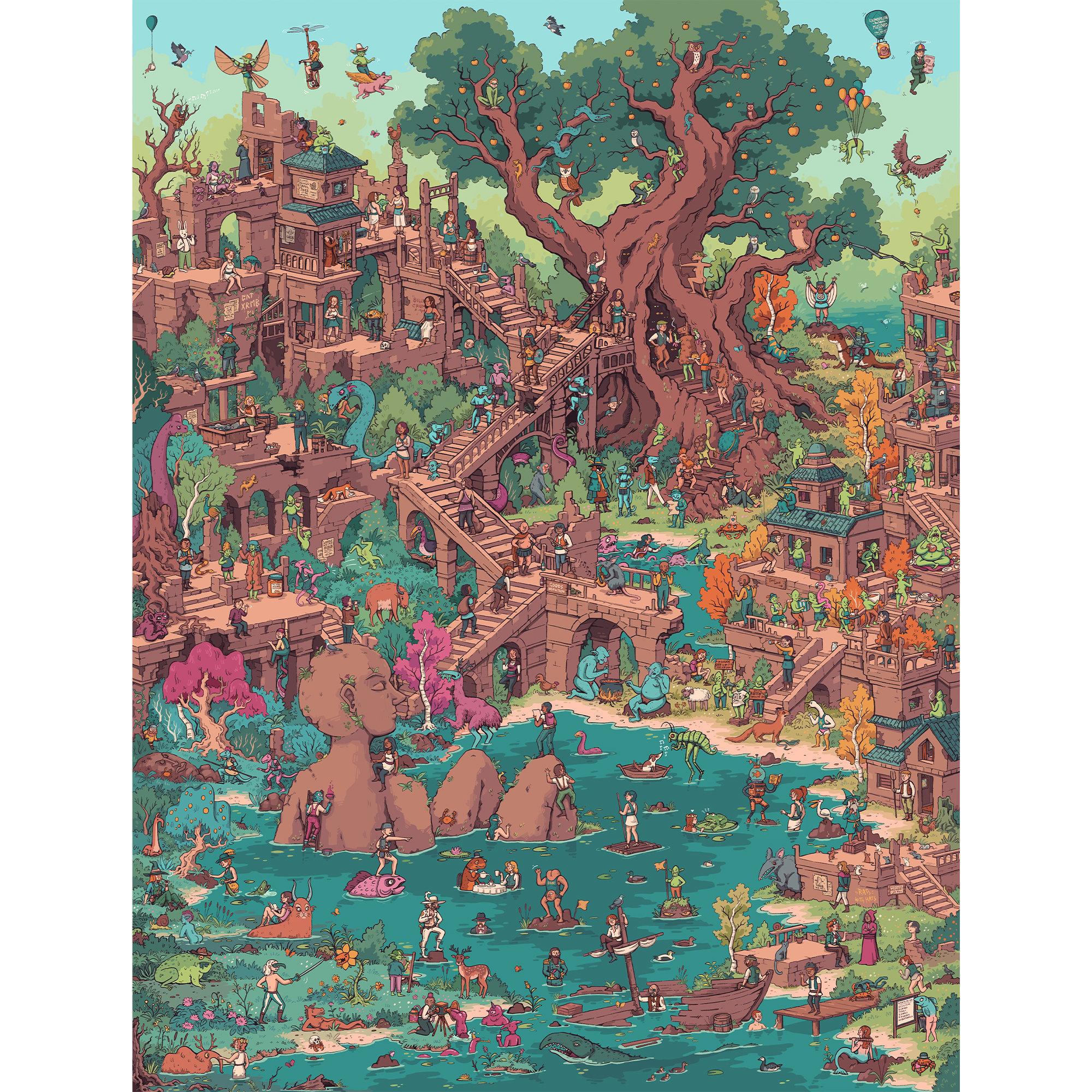 Crumbling Creek - 1000 Piece Jigsaw Puzzle - Etsy