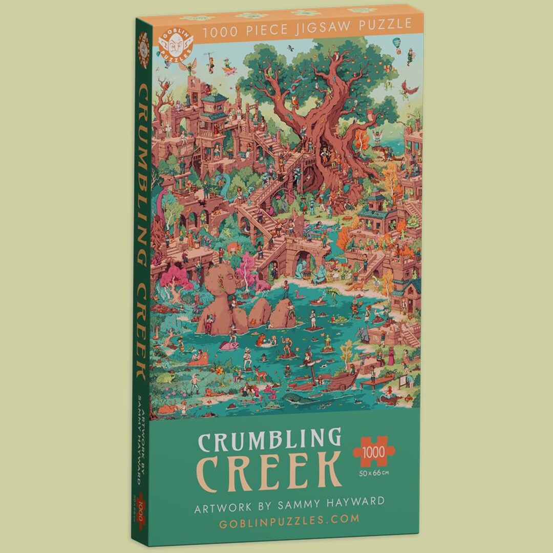 Crumbling Creek - 1000 Piece Jigsaw Puzzle - Etsy