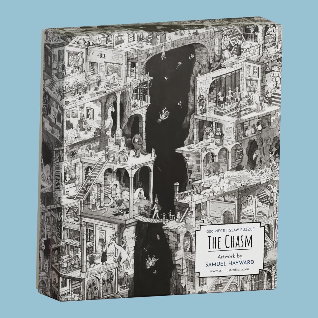 The Chasm - 1000 Piece Jigsaw Puzzle - Etsy