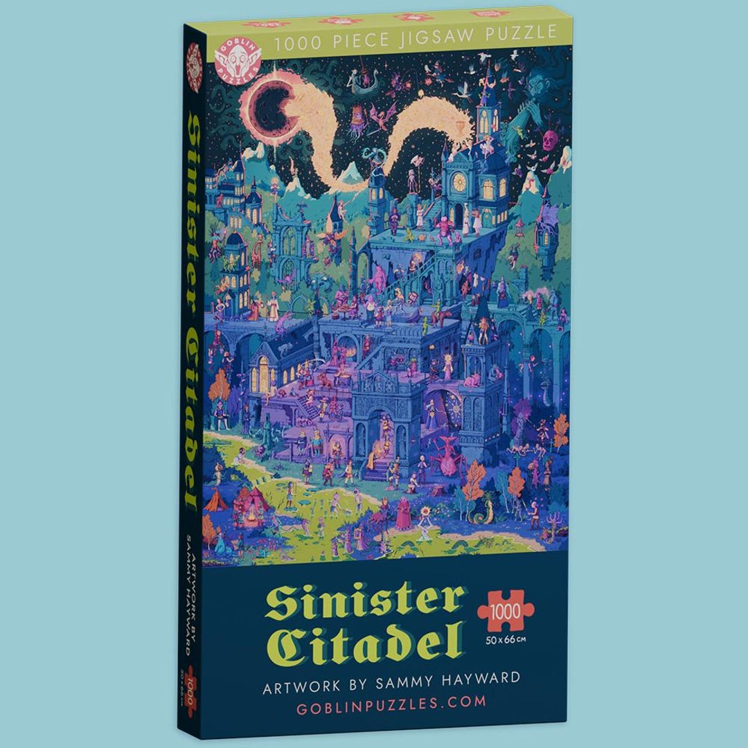 The Sinister Citadel - 1000 Piece Jigsaw Puzzle - Etsy