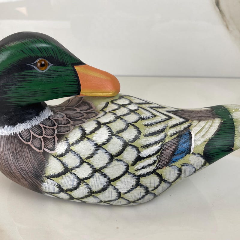 Wooden Duck Decoy - Etsy