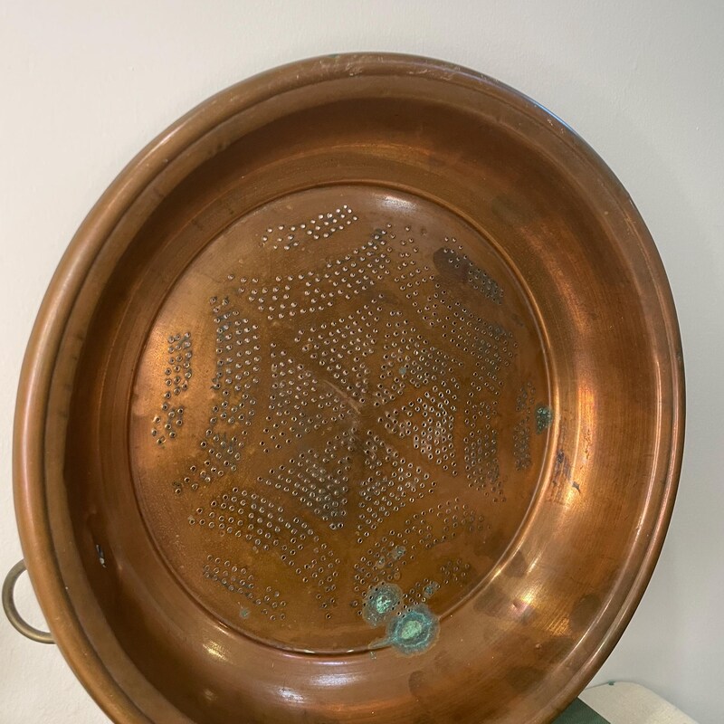 Copper Colander - Etsy
