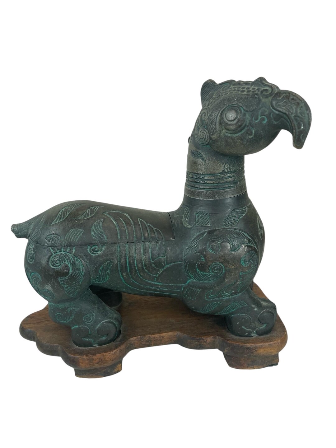 Vintage James Mont Chinese Griffin Mythological Creature Ashtray ...