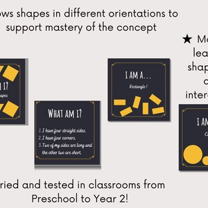 2D Shapes Flashcards Teacher-made 'what Shape Am I' Game Ages 3 Early ...