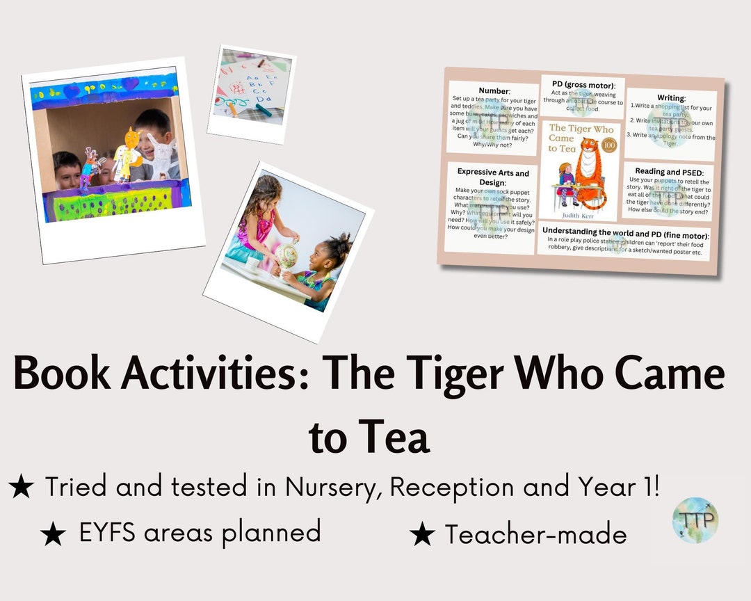 Book Talk Planning Grid for 'the Tiger Who Came to Tea' Teacher-made ...