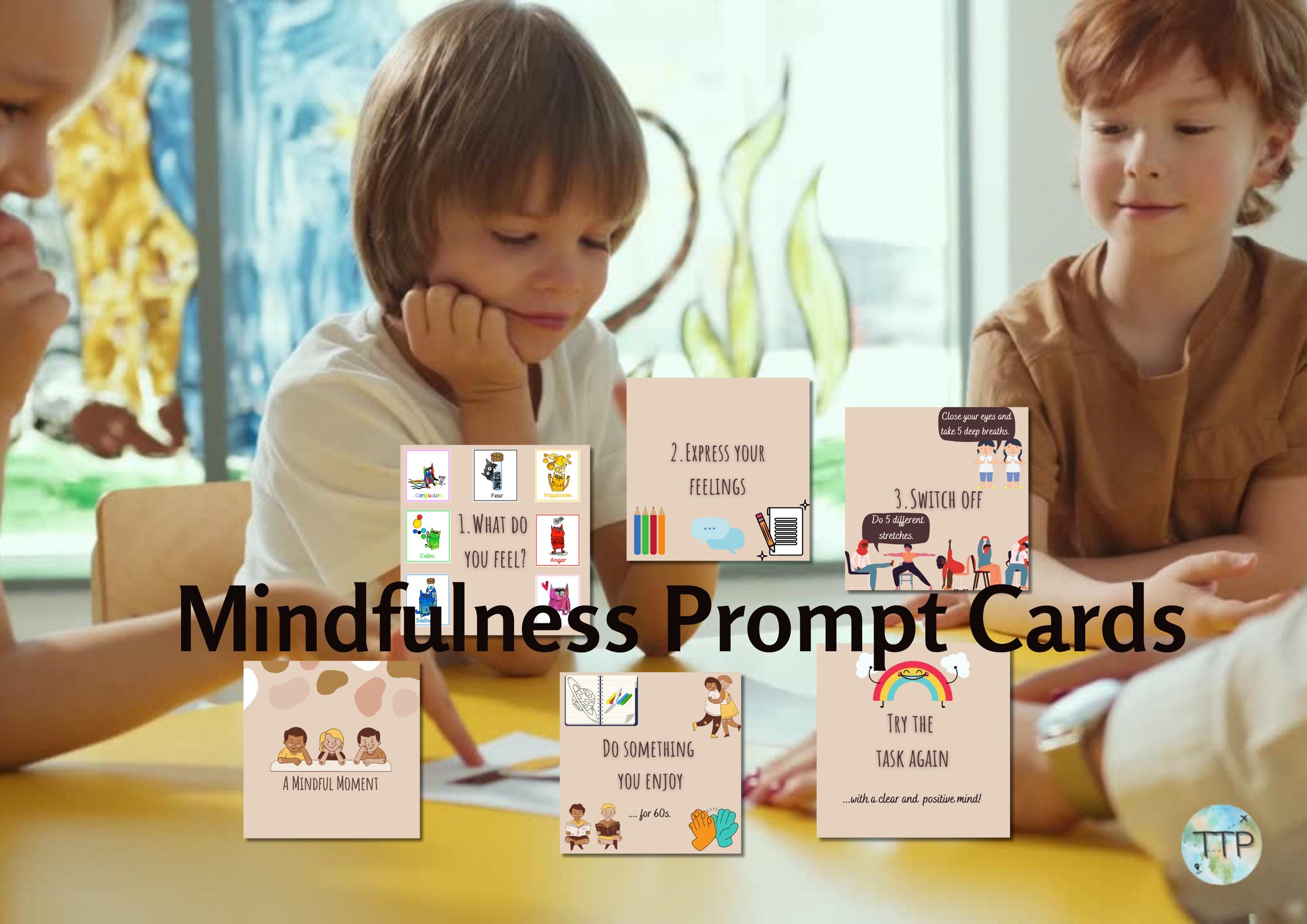 Mindfulness Flashcards for Kids Teacher-made Self-regulation & Growth ...