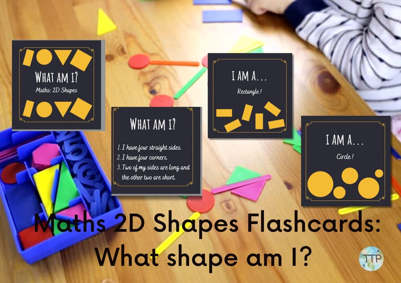 2D Shapes Flashcards Teacher-made 'what Shape Am I' Game Ages 3 Early ...