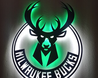 Milwaukee Bucks Metal Sign - Etsy