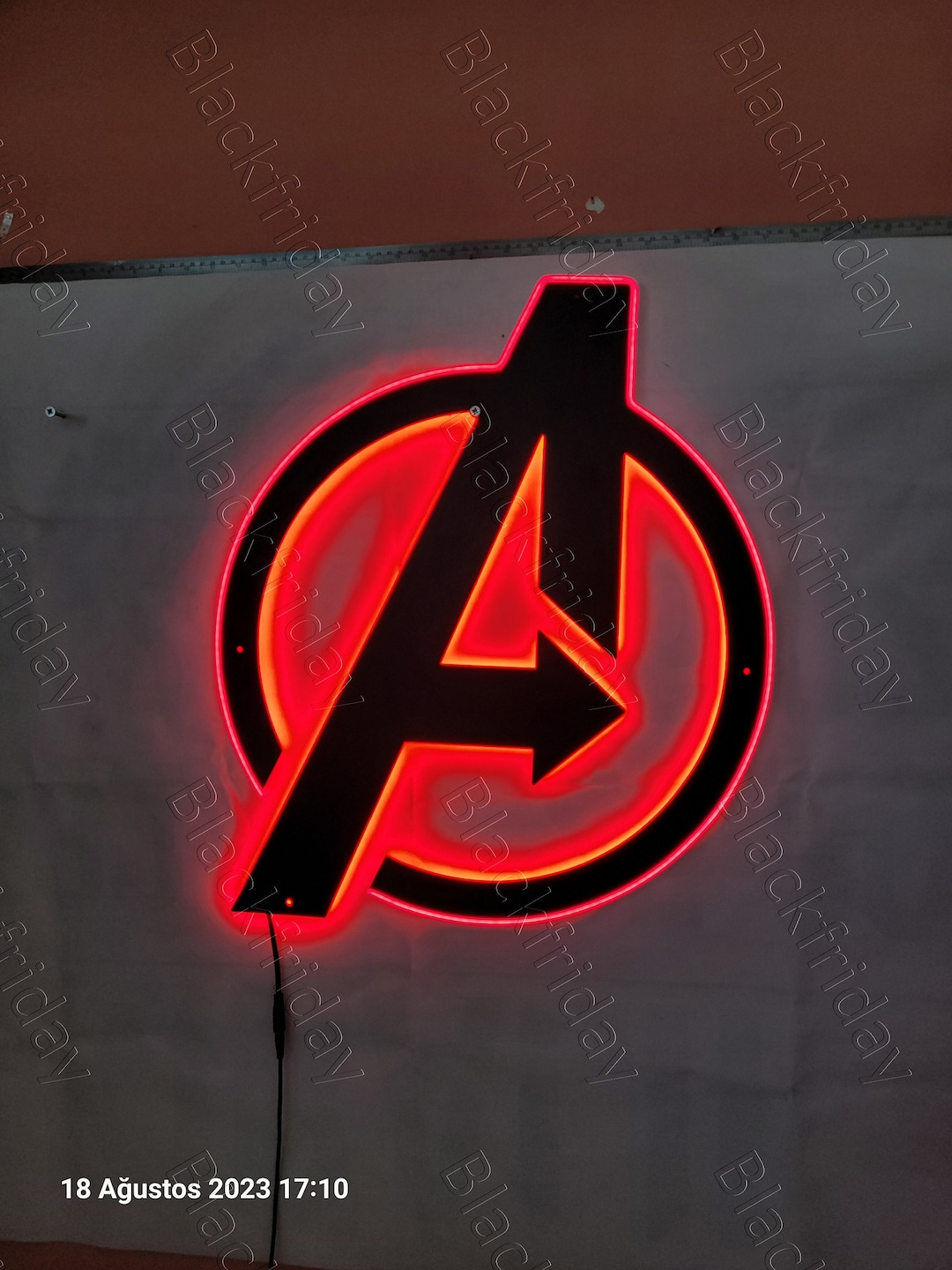 Avengers Sign,heroes Metal Sign, Led Sign, Light Sign, Film Series Wall ...