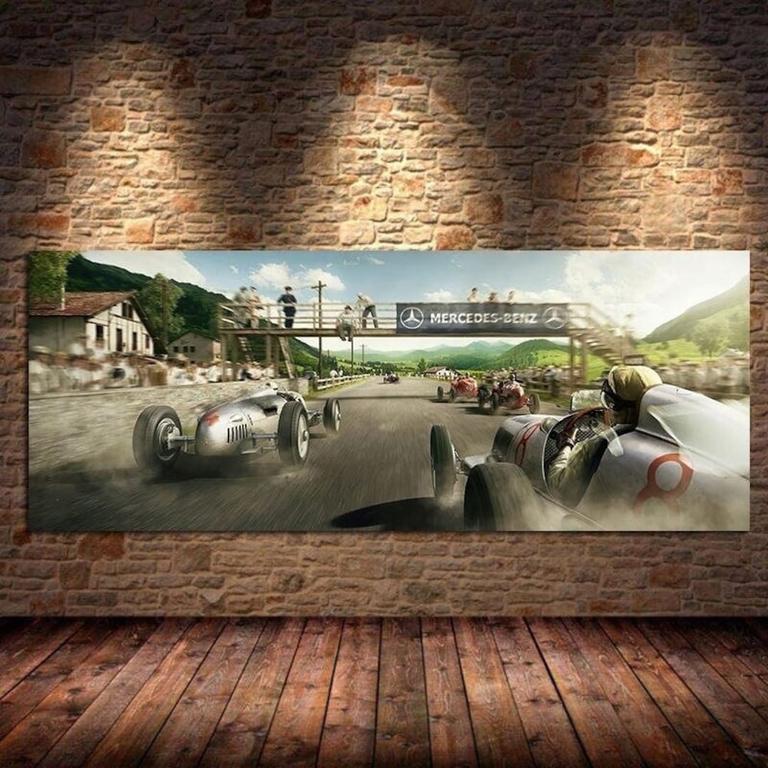 Stoned to Life Racing Car Poster Canvas Print Wall Art - Etsy