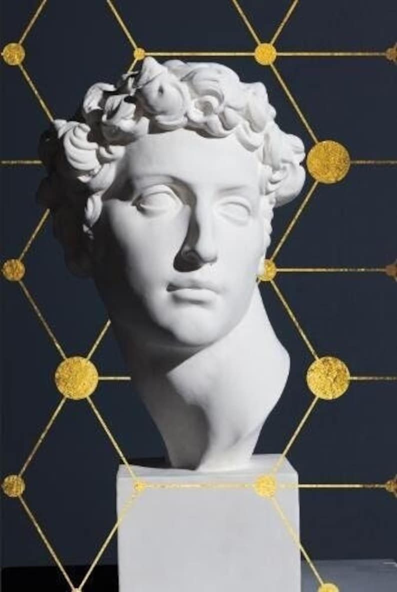 Sculpture of David Canvas Wall Art Nordic Art - Etsy