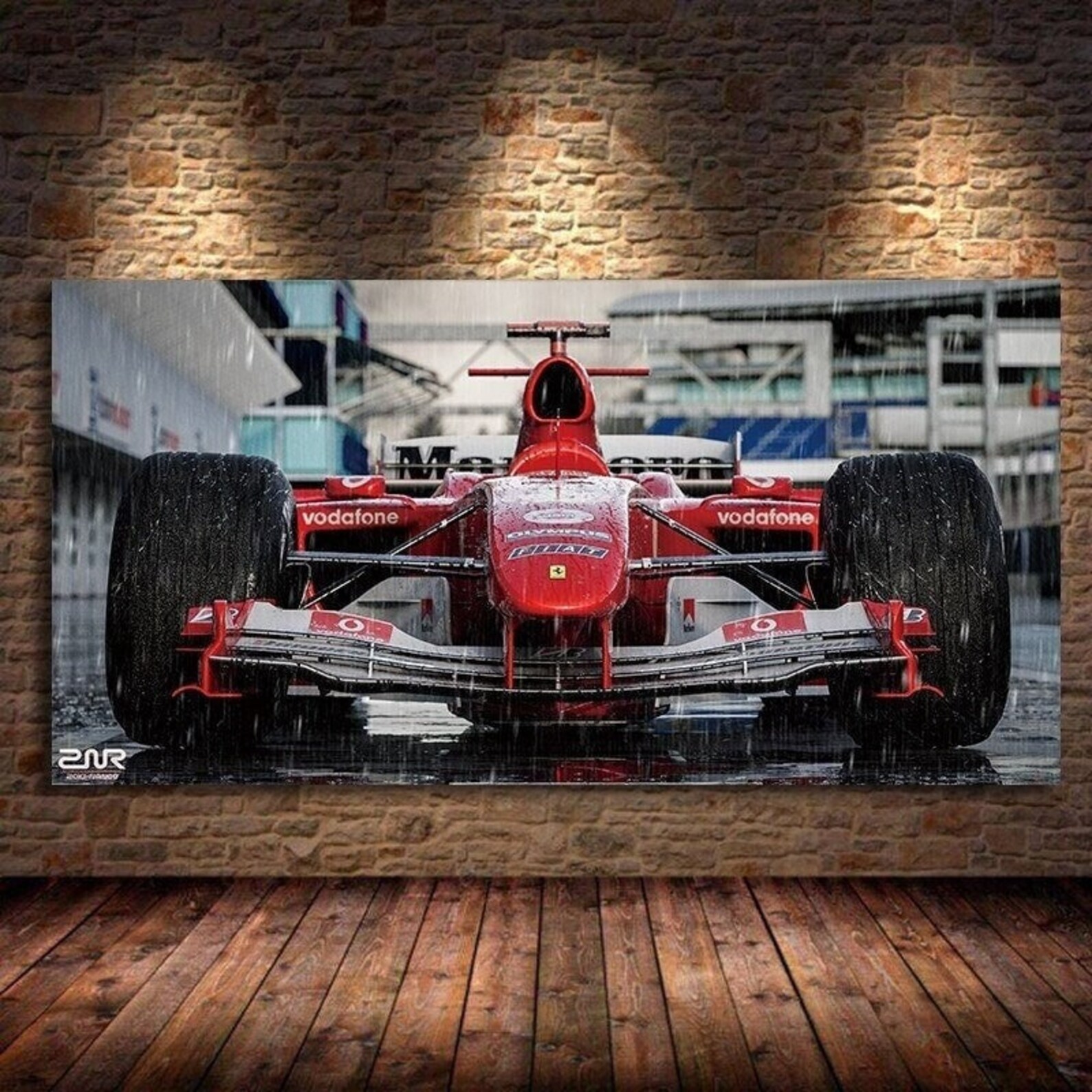 Formula 1 Cars Poster Ferrari F1 Poster Canvas Gift for Formula 1 Fans ...
