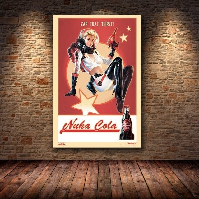 Fallout Game Poster Fan Made Canvas Poster Wall Decor - Etsy