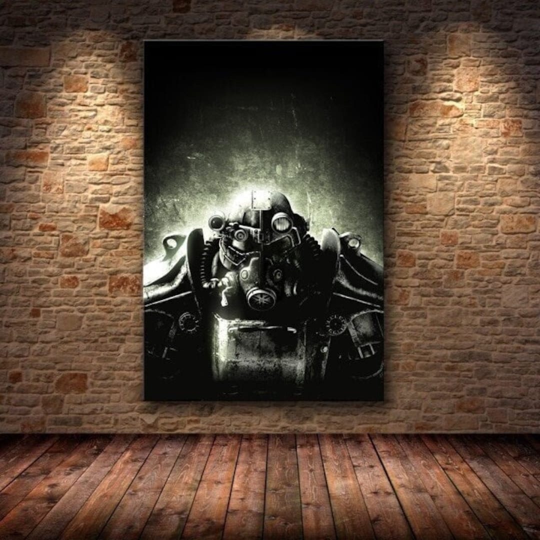 Fallout Game Poster Fan Made Canvas Poster Wall Decor - Etsy
