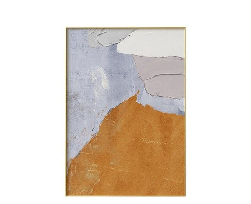 Abstract Colour Block Poster Print Modern Ldyllic Canvas Art - Etsy