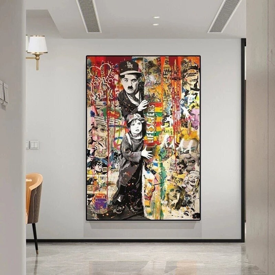 Bansky Life Banksy Art Canvas Posters Street Graffiti Art Poster ...