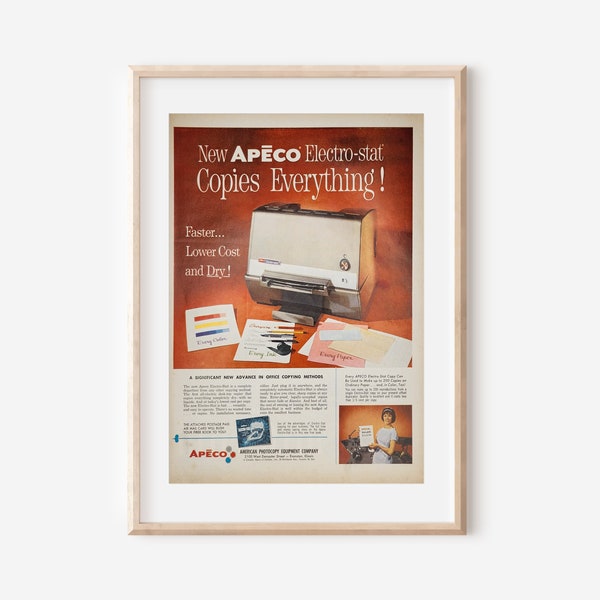 Apeco Copier - Etsy