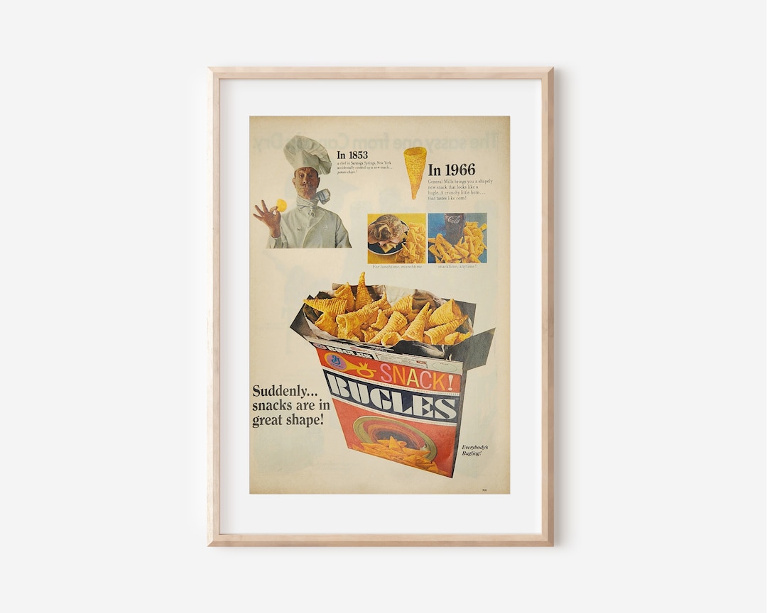 Vintage Print Advertisement Original Print Ad 1966 Life Magazine BUGLES ...