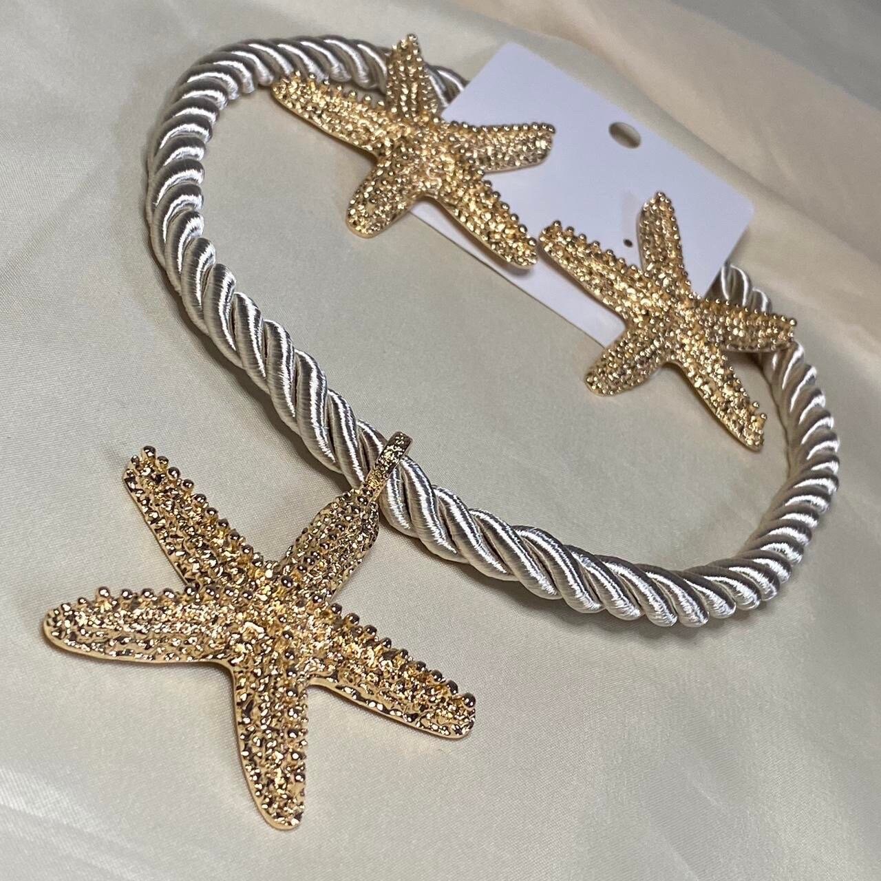 Stunning Chunky Starfish Jewellery Set Necklace Earrings - Etsy