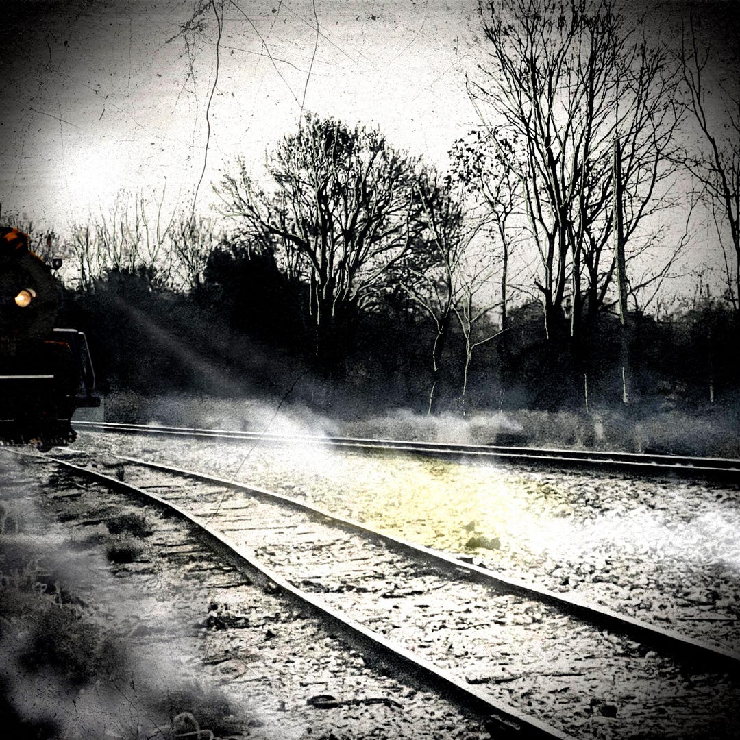 CSX Train Fine Art Print | Foggy Railroad Atmospheric Photography ...