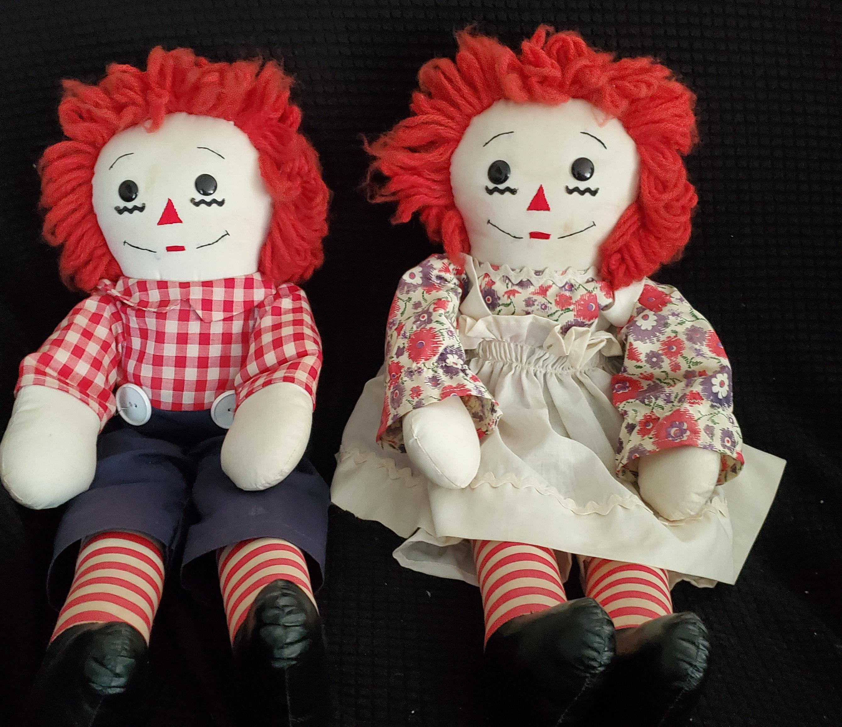 Raggedy and Randy Dolls 1960's - Etsy