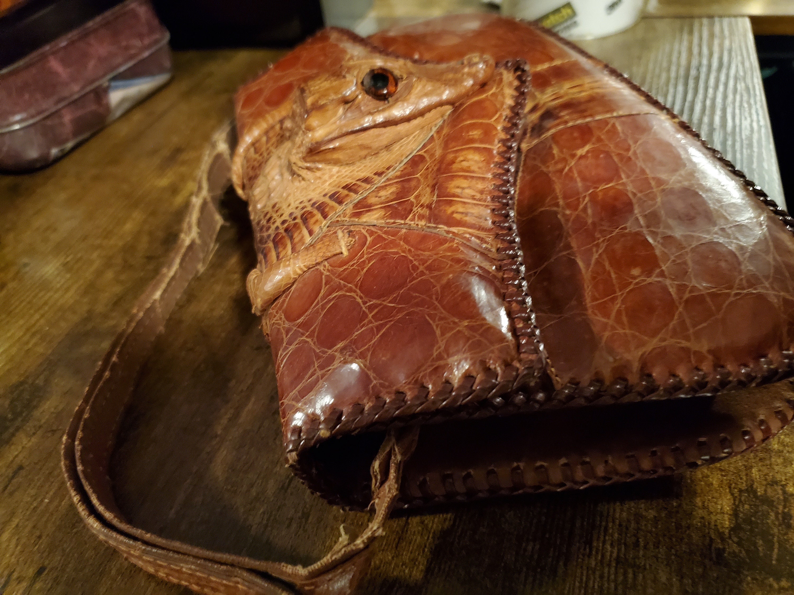 Unique Genuine Alligator Purse - Etsy