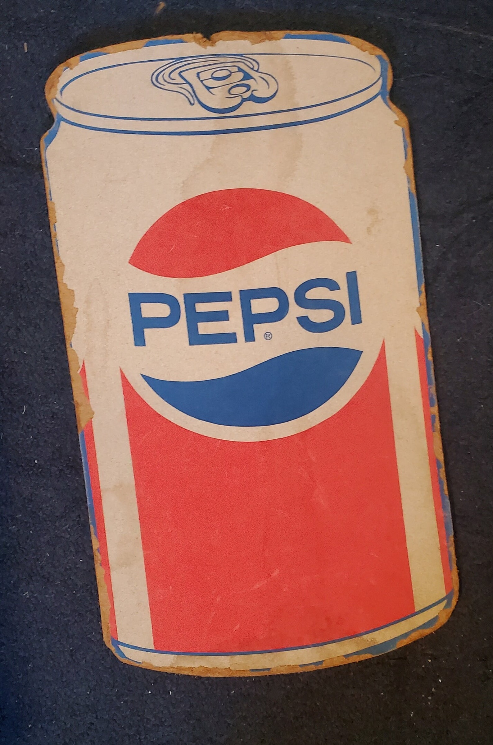 RARE Pepsi Can Made From Cork Board Shaped & Painted From 1980's Pepsi ...