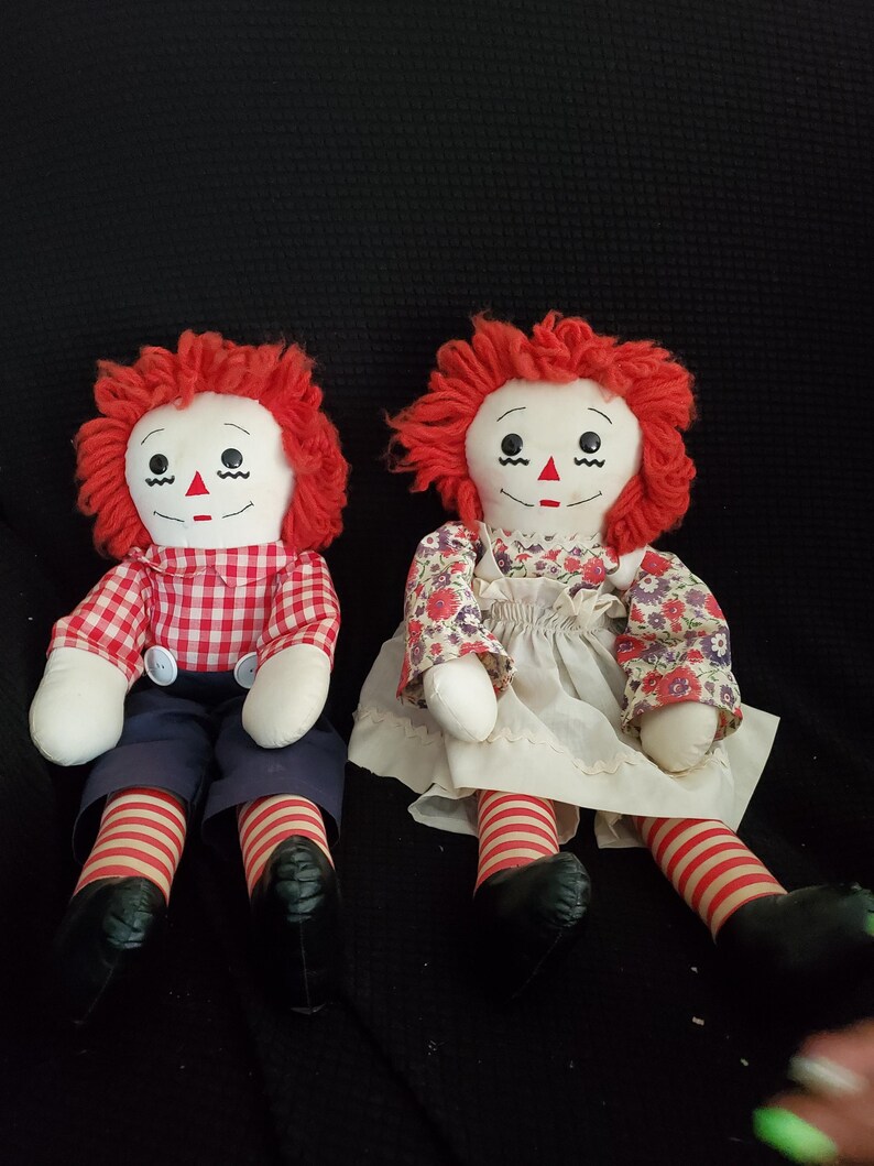Raggedy and Randy Dolls 1960's - Etsy