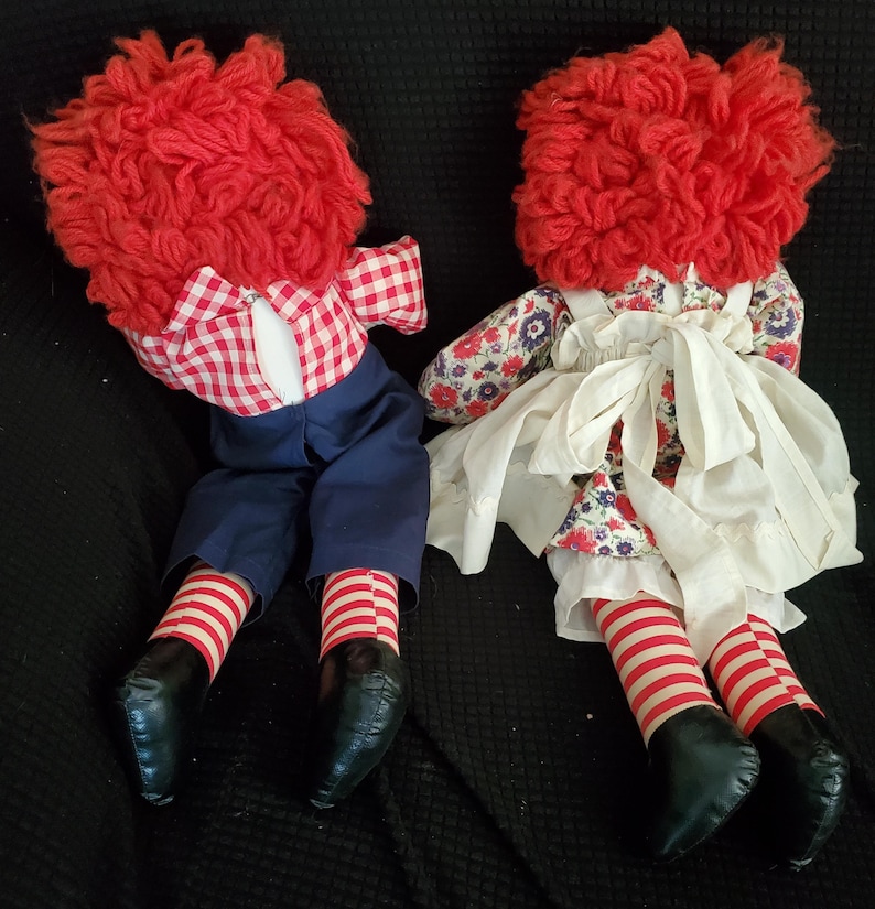 Raggedy and Randy Dolls 1960's - Etsy