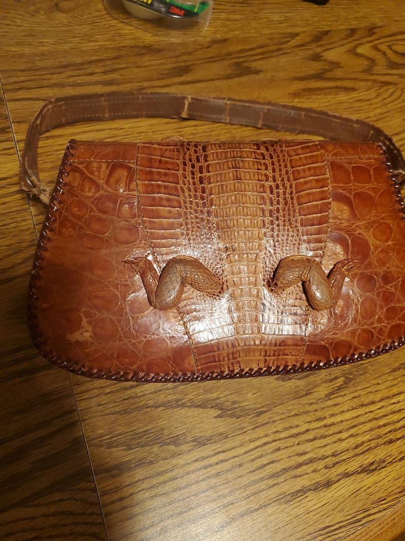 Unique Genuine Alligator Purse - Etsy