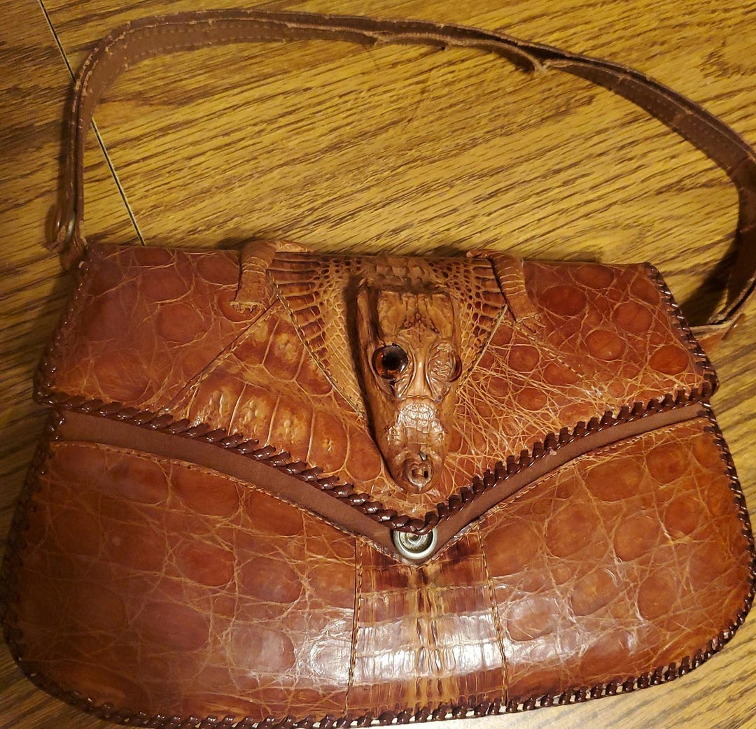 Unique Genuine Alligator Purse - Etsy