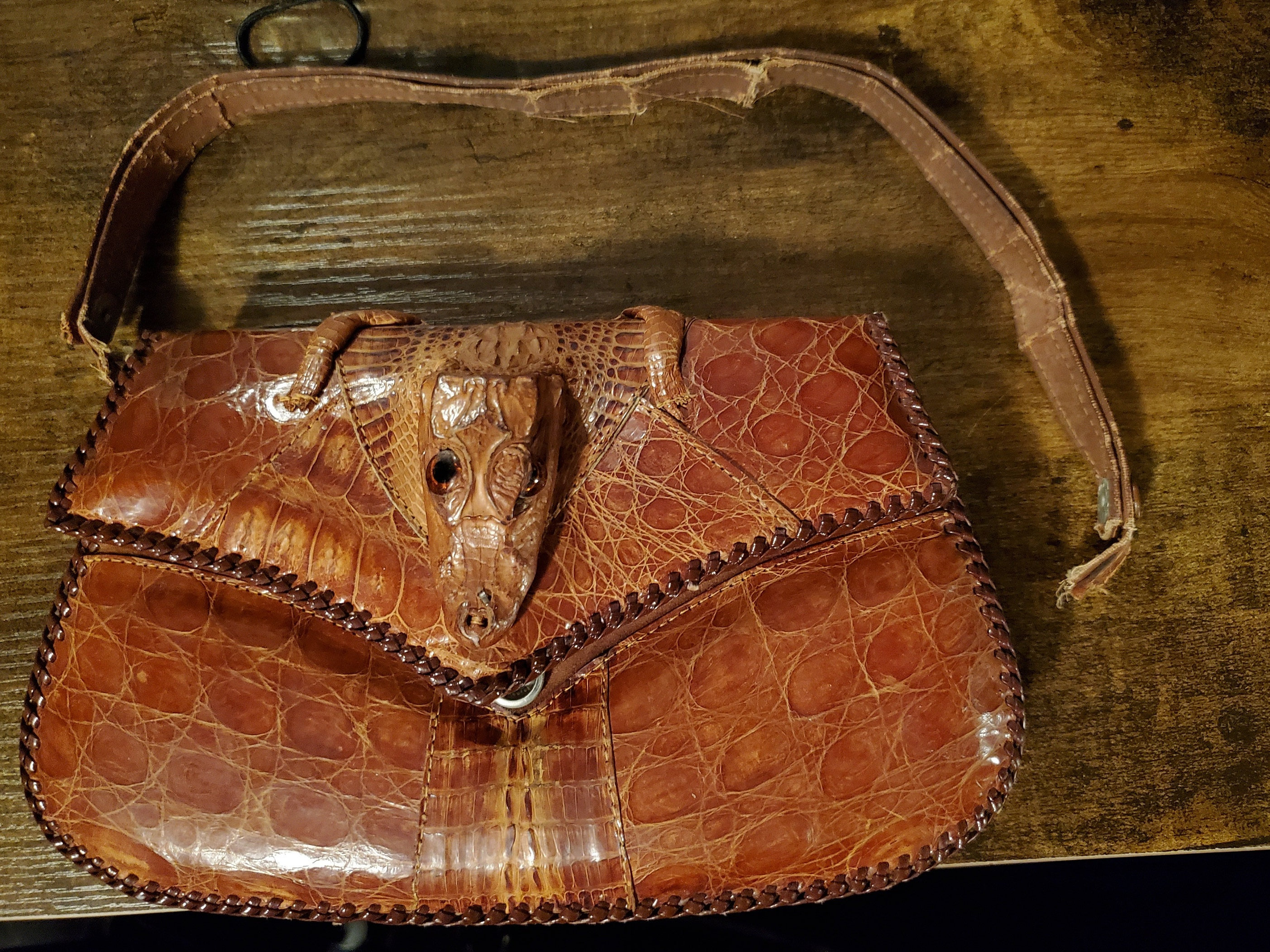 Unique Genuine Alligator Purse - Etsy