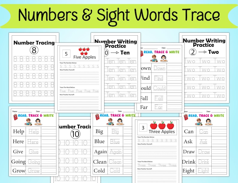 760+ Preschool Pre-k Bundle + Kindergarten Learning Bundle | Printable ...