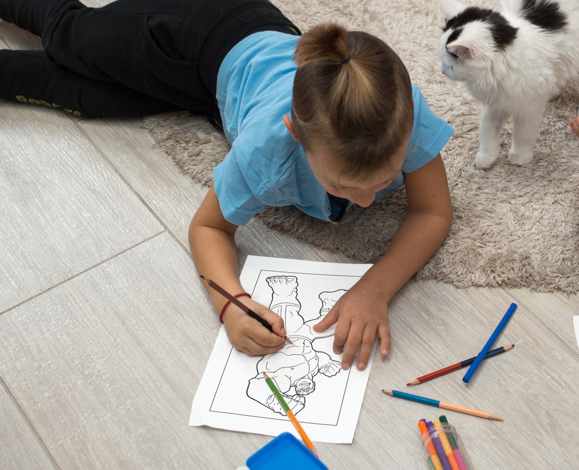 Hulk 32 Pages Kids Coloring Book Instant Download PDF Coloring Pages ...