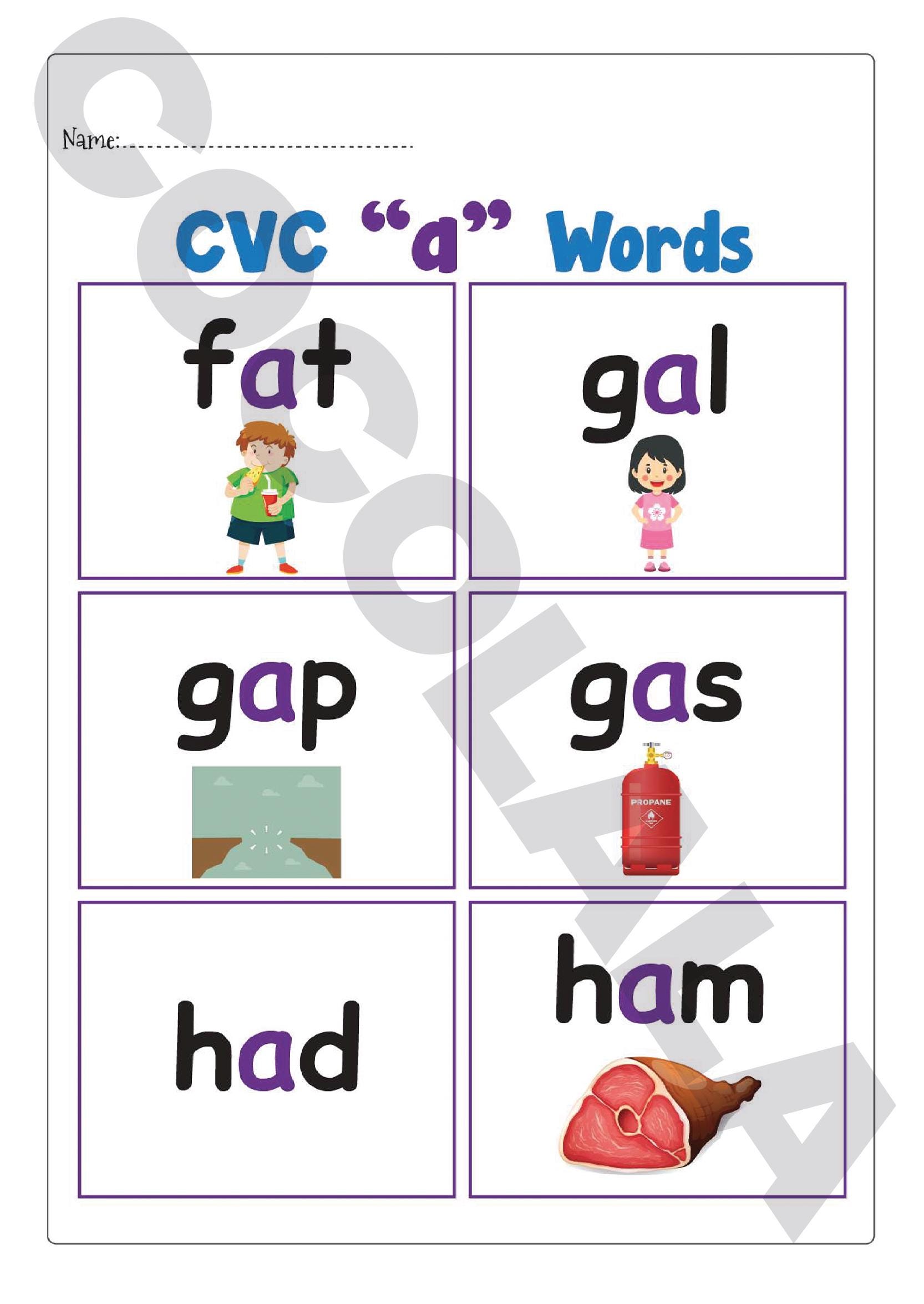 200+ CVC Words Bundle Worksheets | Phonics, Reading, Spelling, Word ...