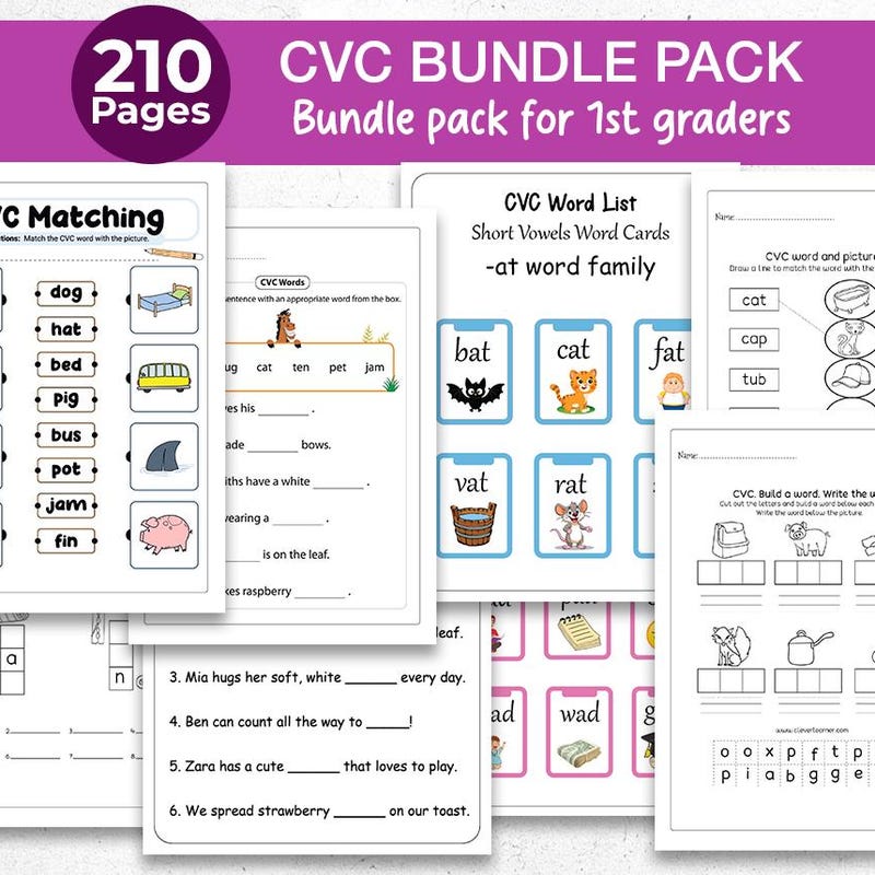 Literacy Games for Families - Etsy