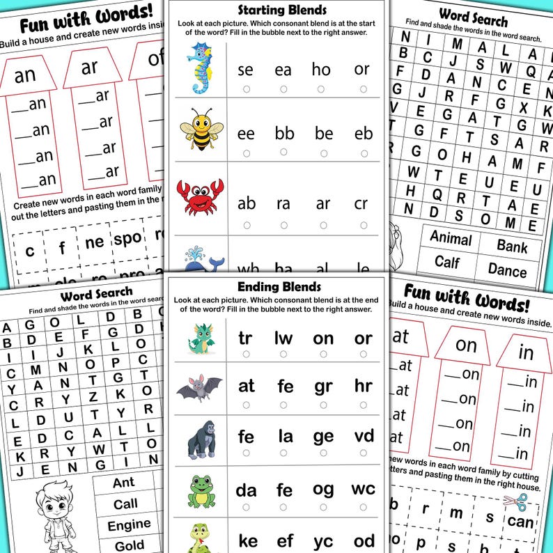 English Vocabulary Learning Worksheets 65 Printable Vocabulary Practice ...