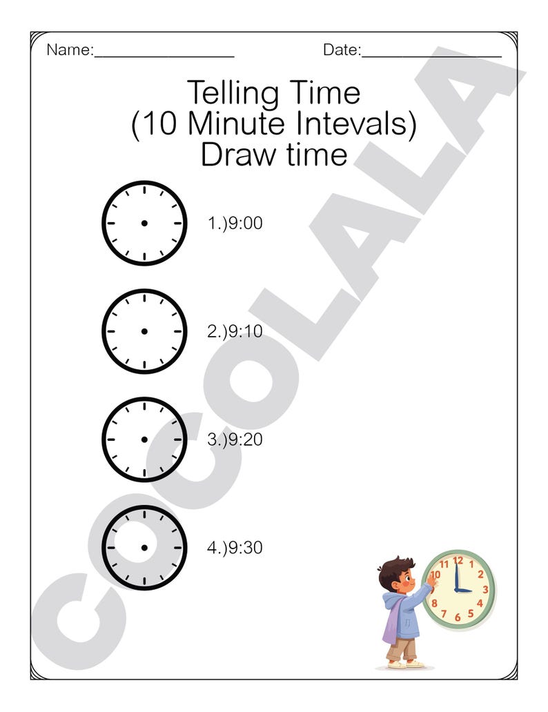 Time & Calendar 3rd Grade Math Worksheets 76 Pages Grade 3 Time ...