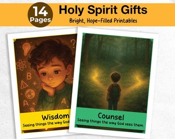 Gifts of the Holy Spirit Printable Posters for Kids INSTANT DOWNLOAD ...