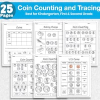 Coins, Dime, Nickel, Penny, Quarter, Counting, Money, Elementary ...