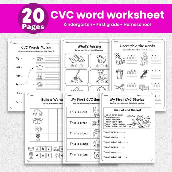 Birthday Worksheet - Etsy UK